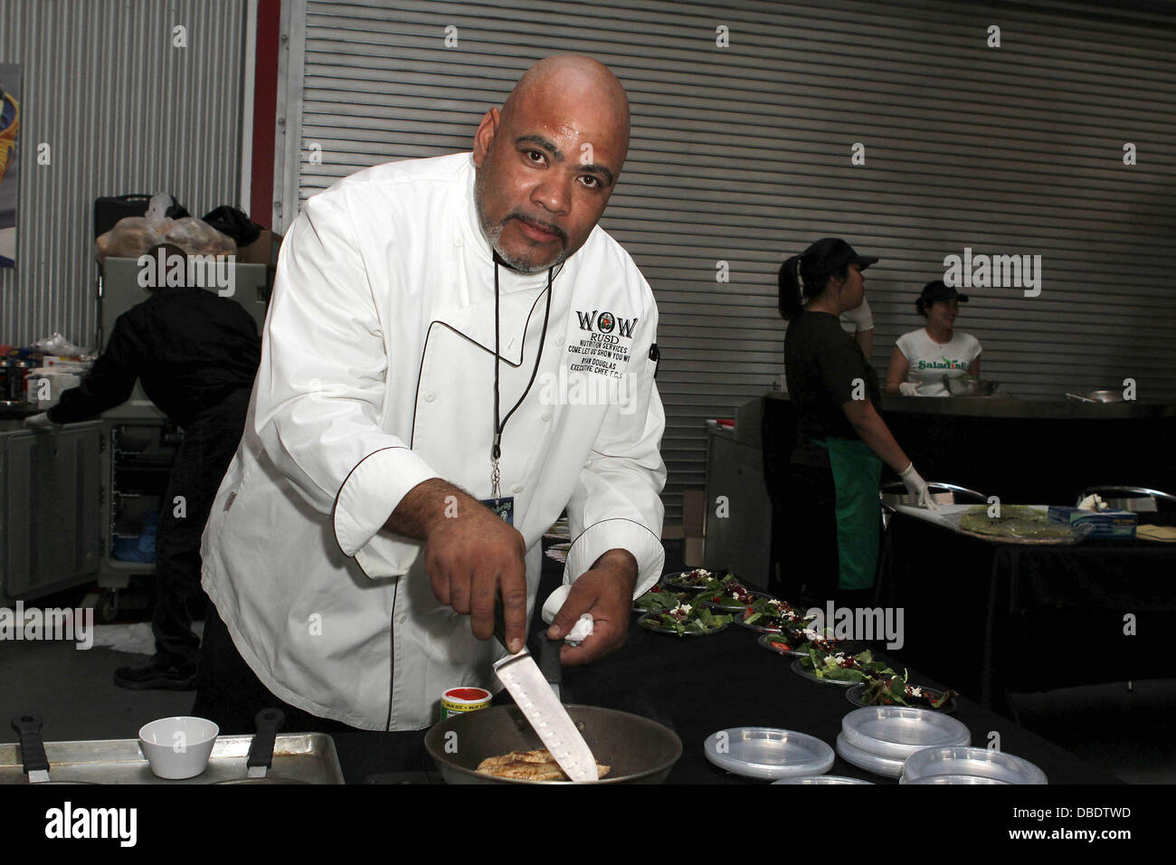 Chef Ryan Douglas, at the Celebrity Go-Kart Tournament benefiting the ...