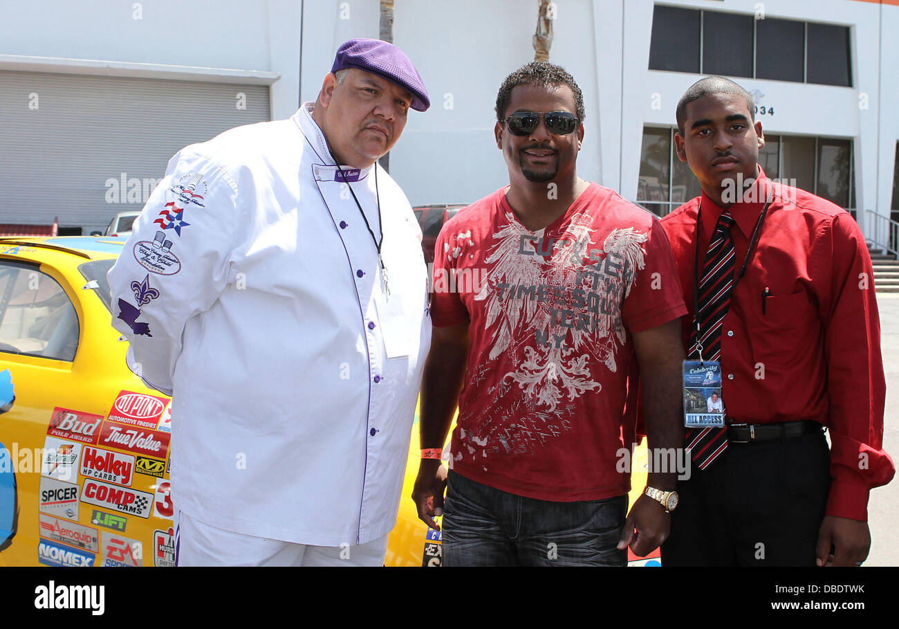 Chef Mouton, Alfonso Ribeiro, at the Celebrity Go-Kart Tournament ...