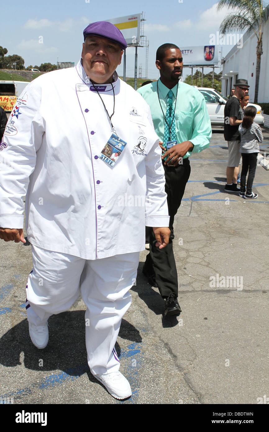 Chef Mouton, at the Celebrity Go-Kart Tournament benefiting the ...