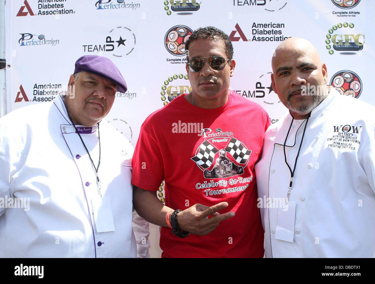 Chef Mouton, Dorian Gregory, Chef Ryan Douglas, at the Celebrity Go ...