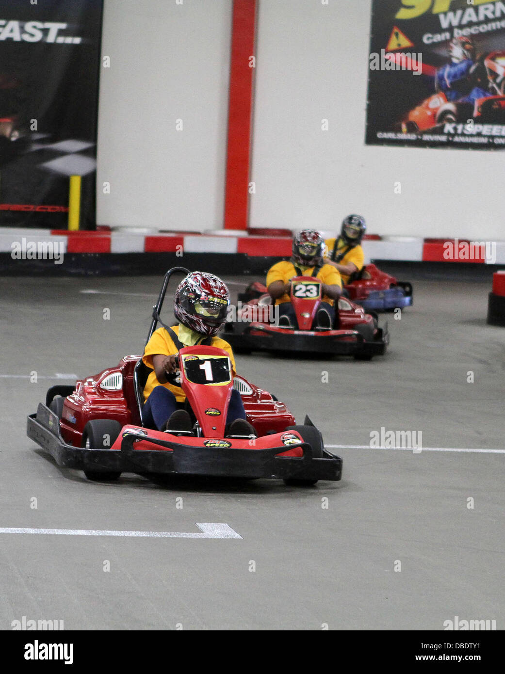 Indoor Atmosphere, at the Celebrity Go-Kart Tournament benefiting the ...