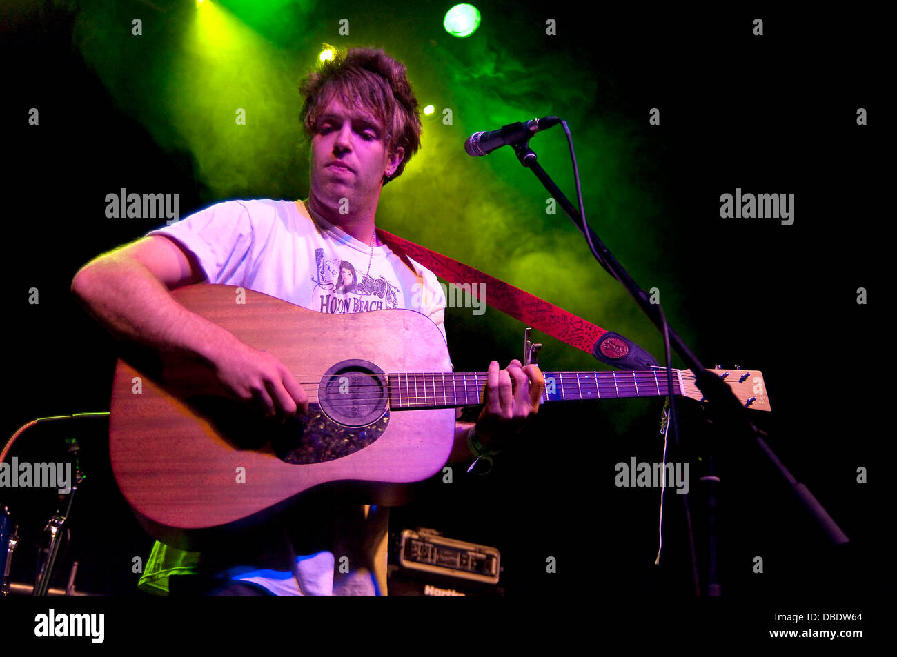 Benjamin Francis Leftwich performing at the Dot to Dot 2011 music ...