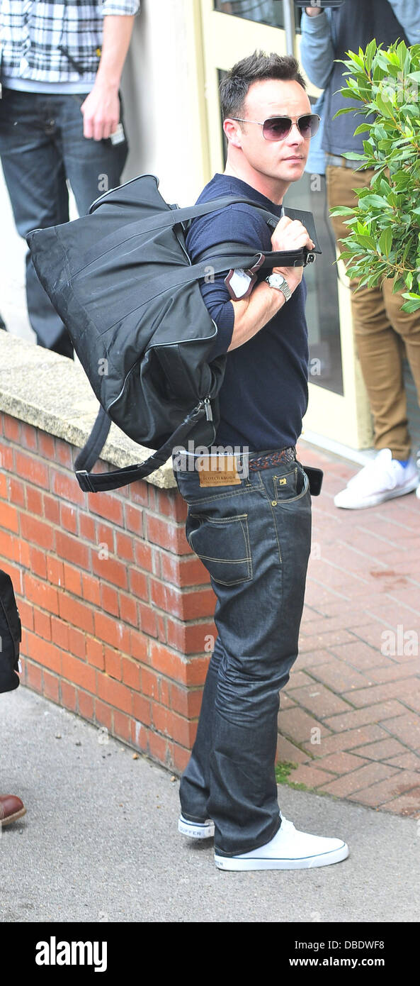 Anthony McPartlin arriving at Fountain studios for tonight's first five ...