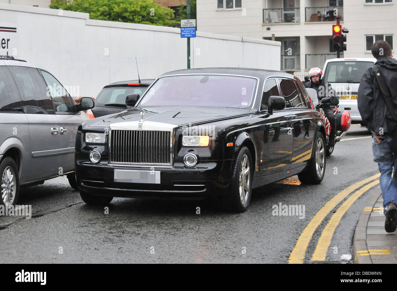 Simon Cowell's Rolls Royce arriving at the studio for the 'Britain's ...