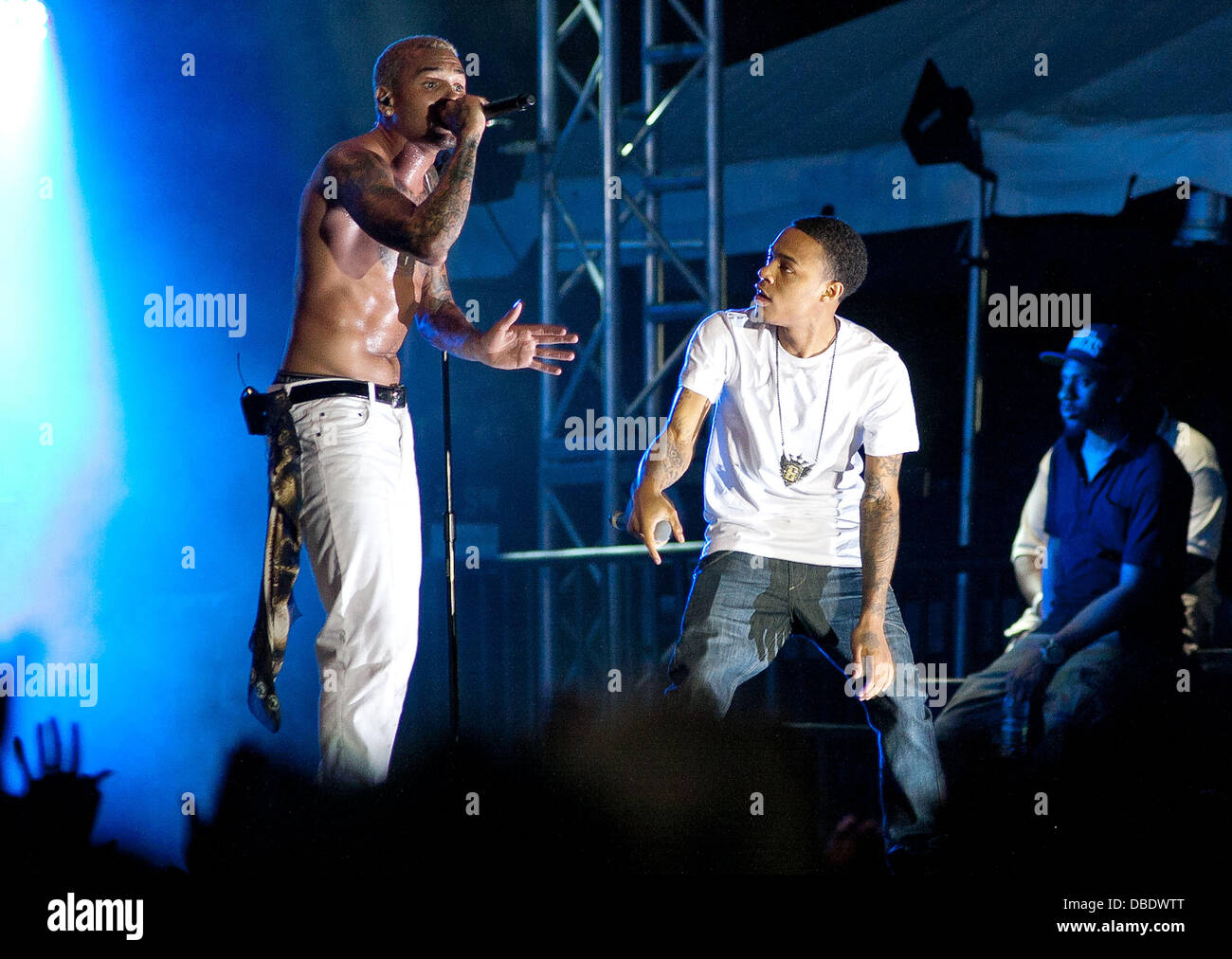 Chris Brown, Bow Wow perform during SpringFest/Best of the Best Miami ...