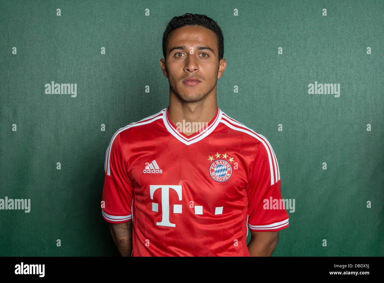Player Thiago Alcantara of German Bundesliga club FC Bayern Munich ...