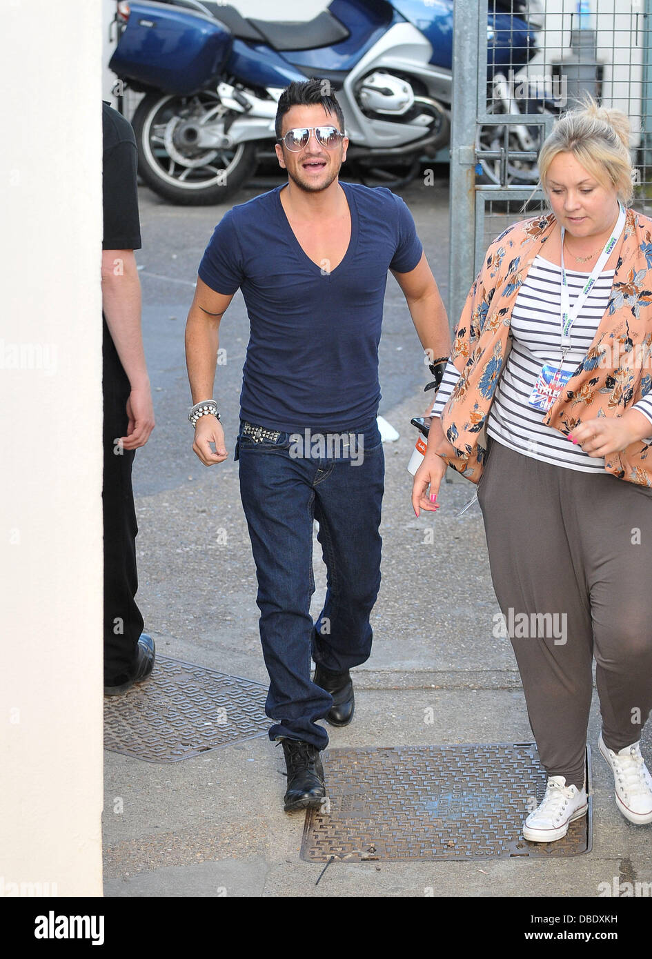 Peter Andre arriving at the studios for tonight's semi-final of ...