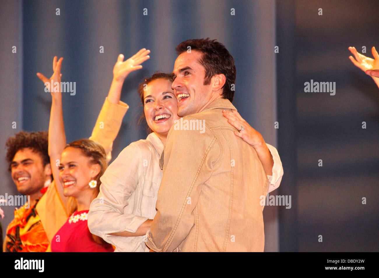Liana Hunt and Corey Greenan The 4000th performance of the Broadway ...