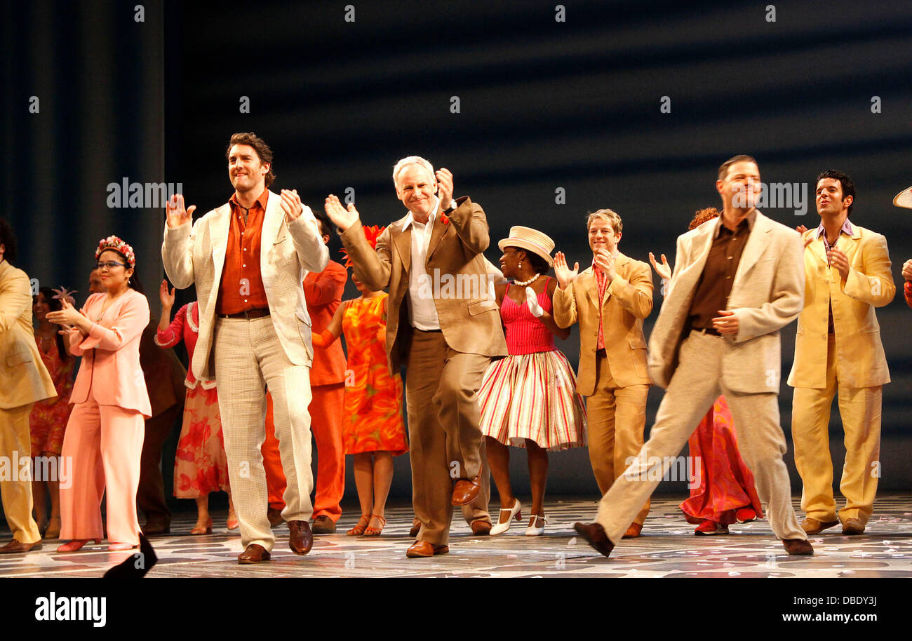 Patrick Boll, John Dossett and Clarke Thorell The 4000th performance of ...