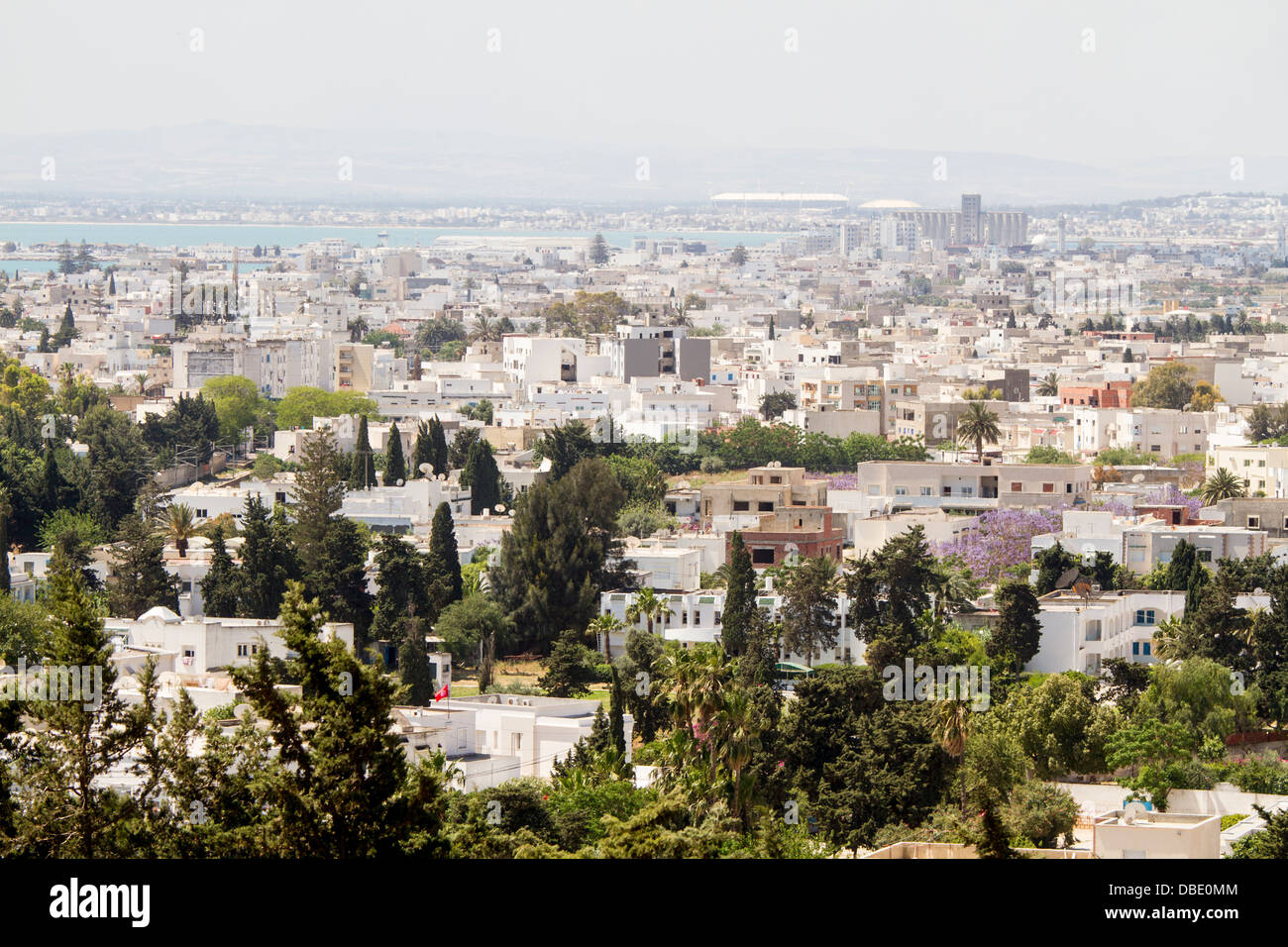 Aerial view of Carthage city, Tunisia Stock Photo - Alamy