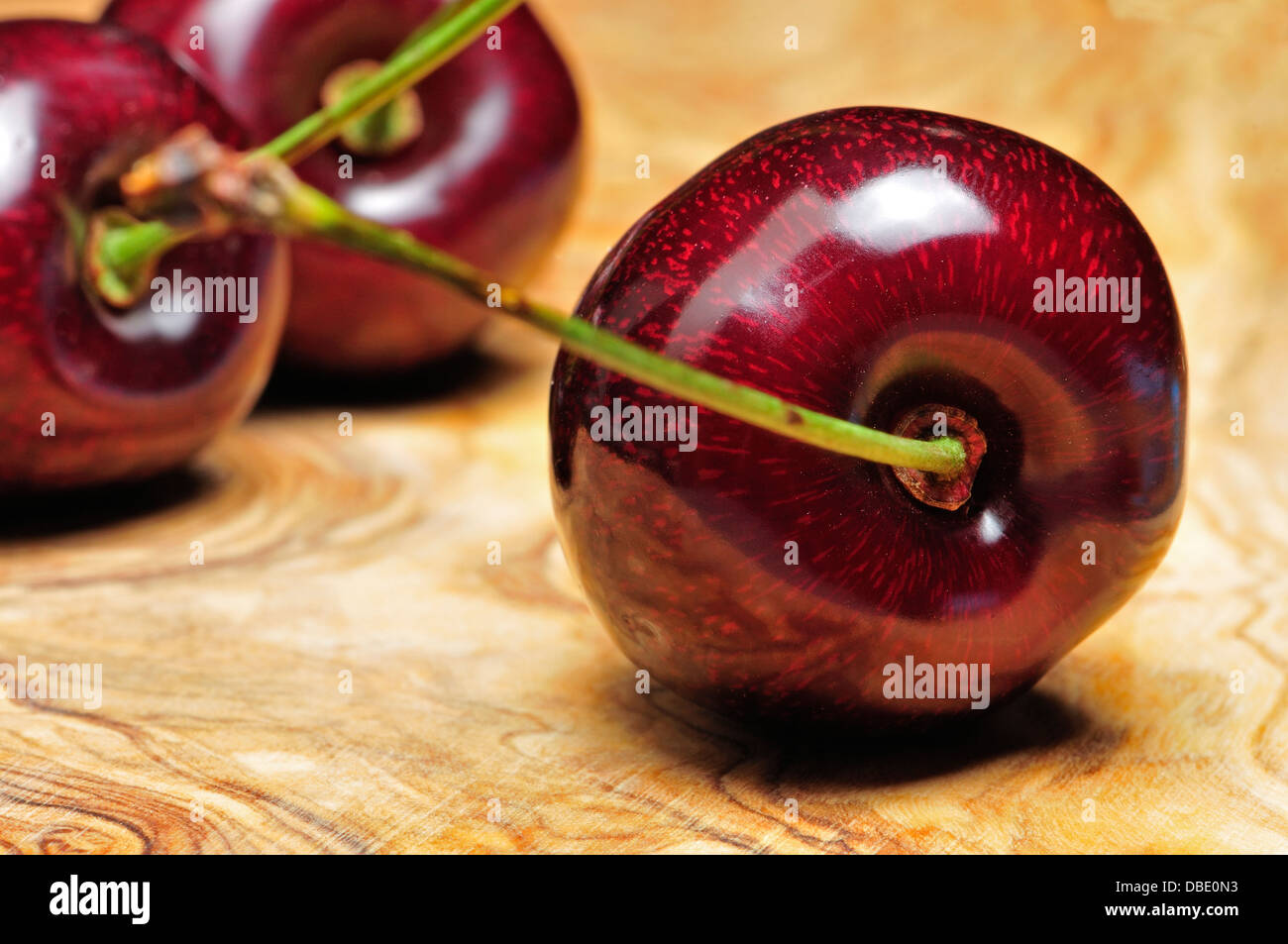 Dark red cherries Stock Photo - Alamy