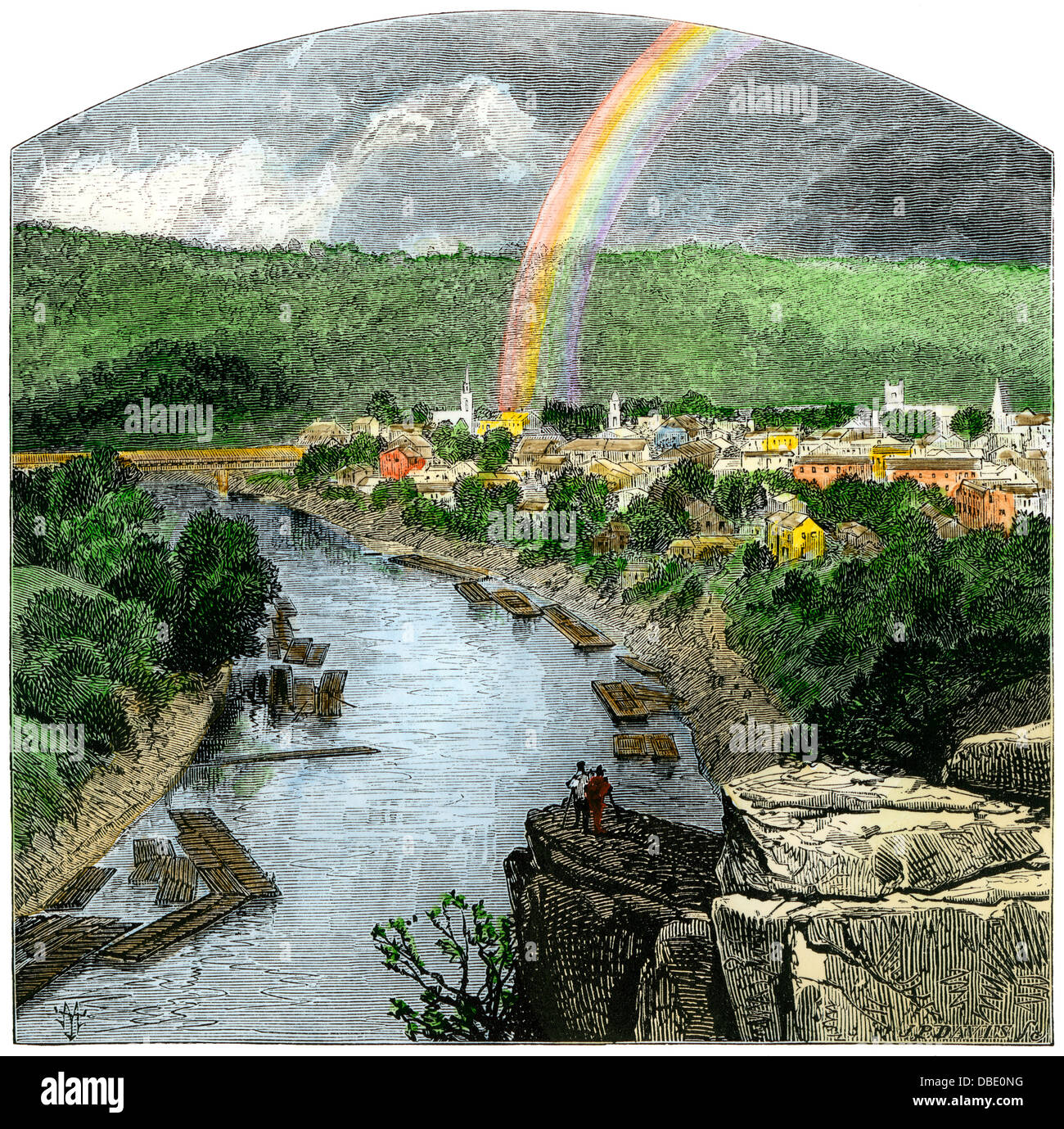 River 1870 hi-res stock photography and images - Alamy