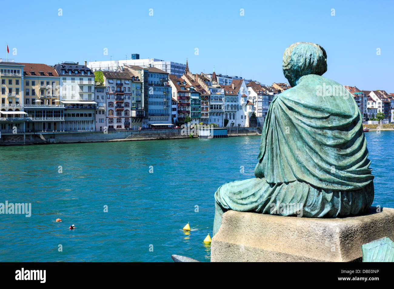 Helvetia basel statue hi-res stock photography and images - Alamy