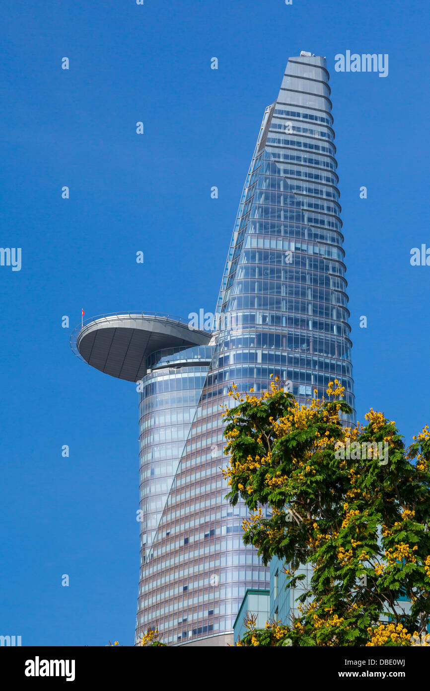 The office tower of the Bitexco Financial Center in saigon, Ho Chi Minh ...