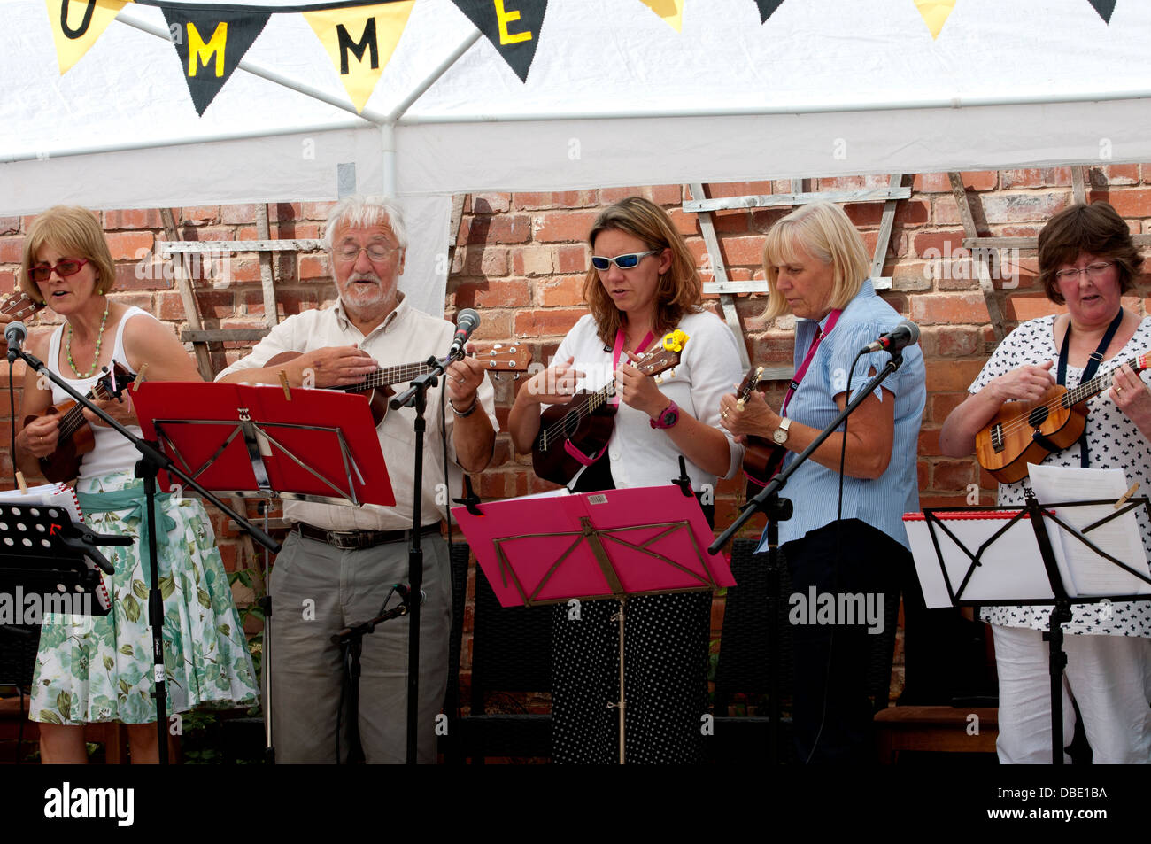 Group People Playing Musical Instrument High Resolution Stock ...