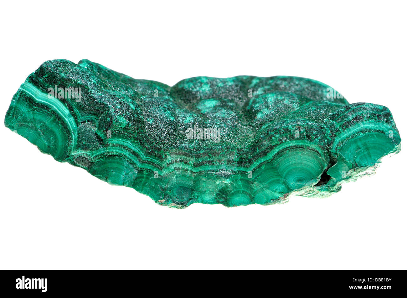 Malachite (botryoidal) Copper carbonate hydroxide - probably the ...