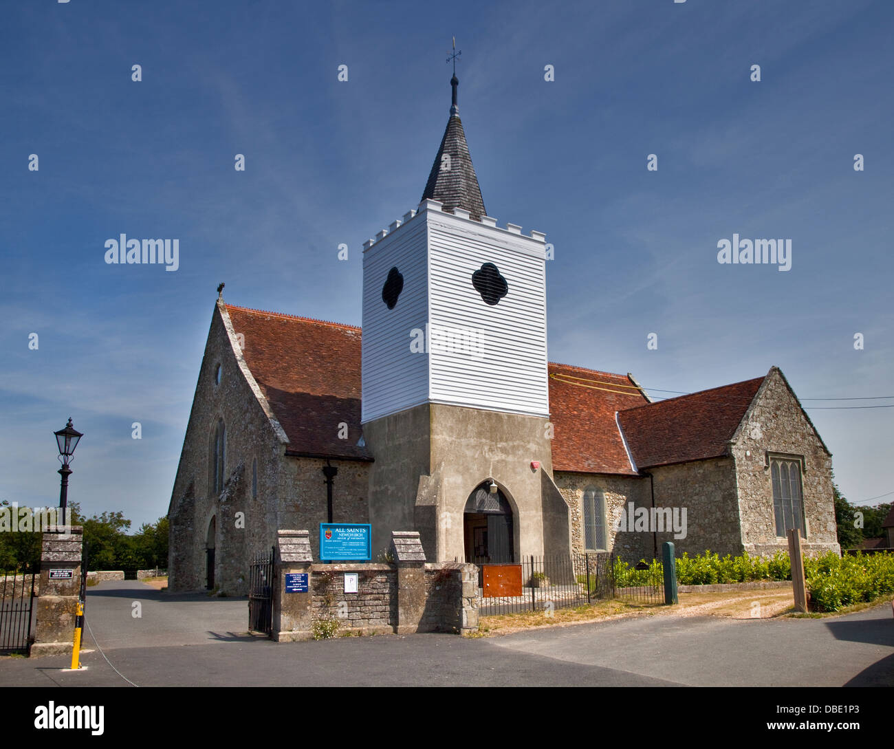 All Saints Church, Newchurch, Isle of Wight, Hampshire, England Stock ...
