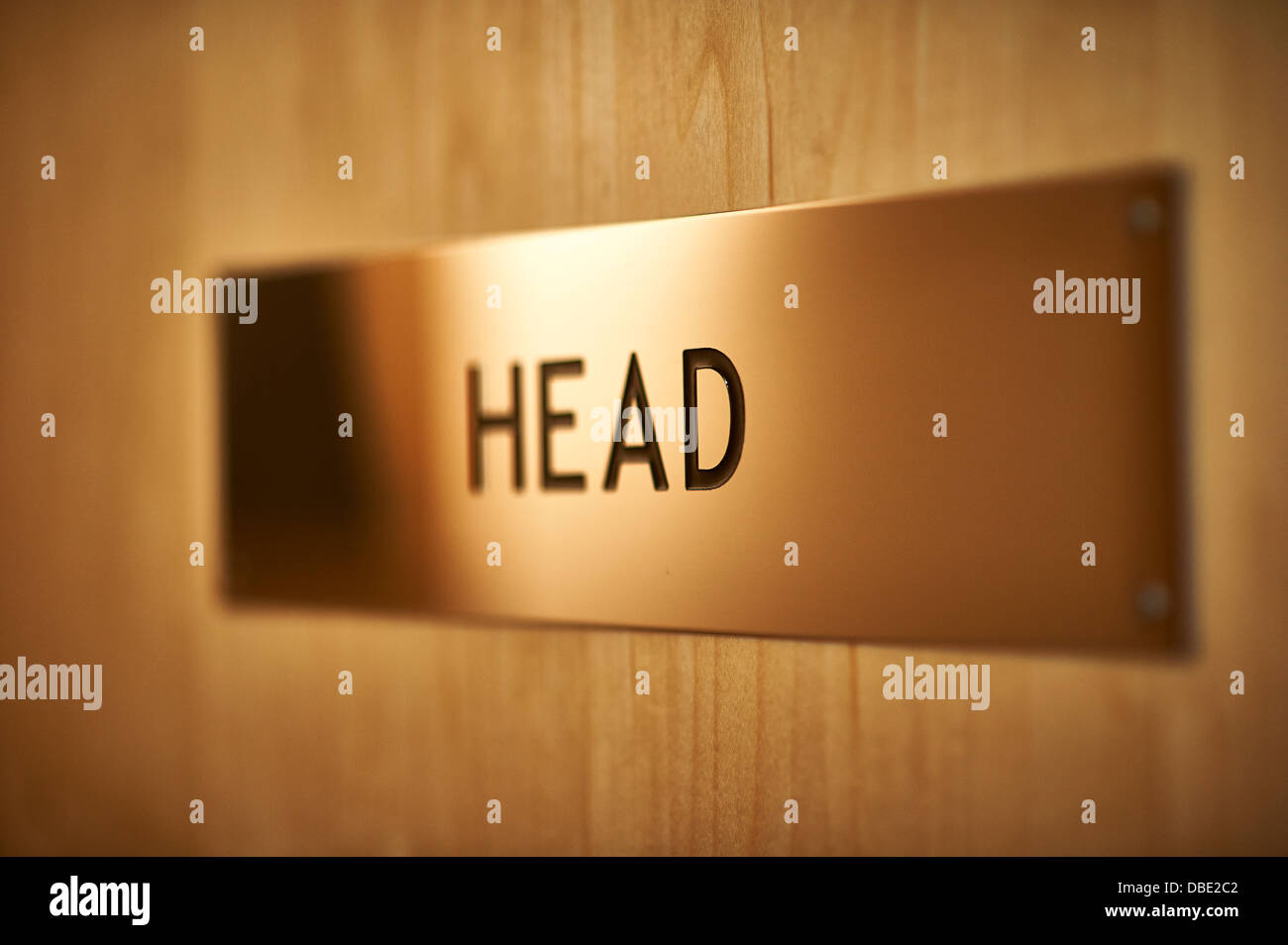 Headmaster Sign High Resolution Stock Photography and Images - Alamy