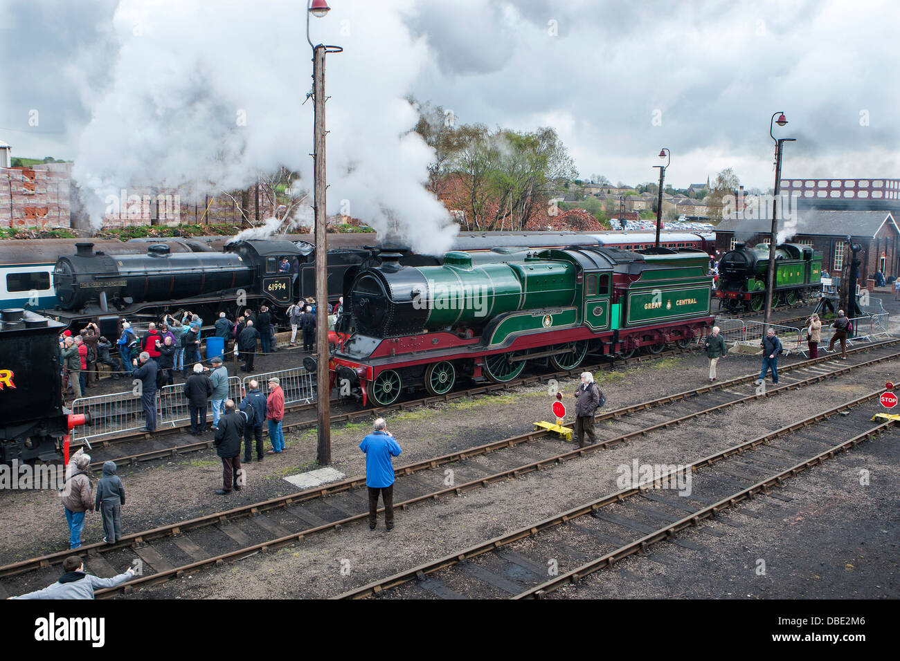 Roundhouse steam locomotives hi-res stock photography and images - Alamy