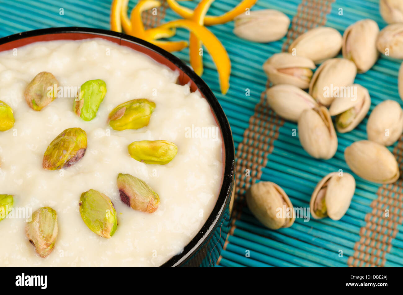 Indian rice pudding Stock Photo - Alamy