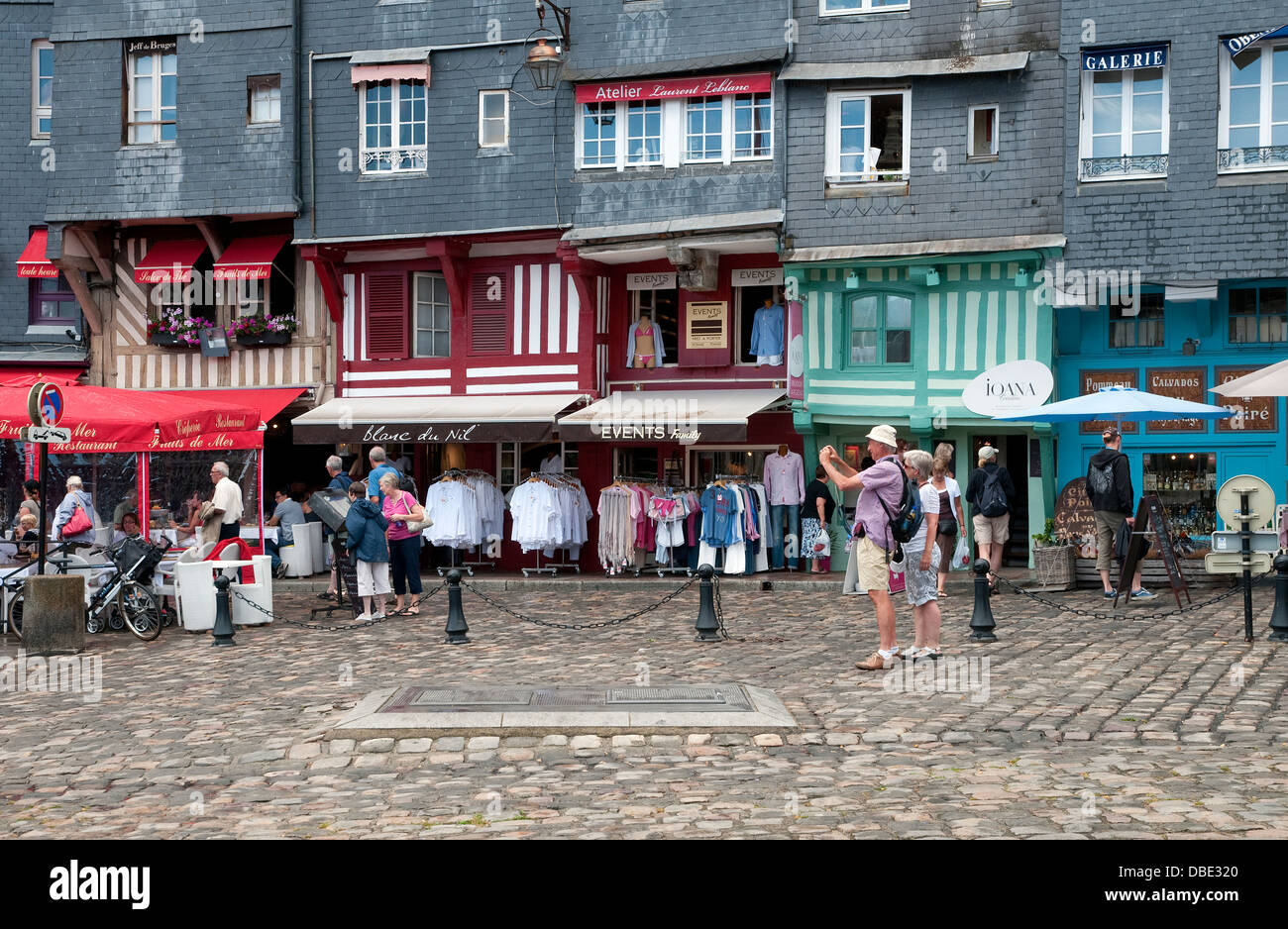 Waterfront buildings honfleur france hi-res stock photography and ...