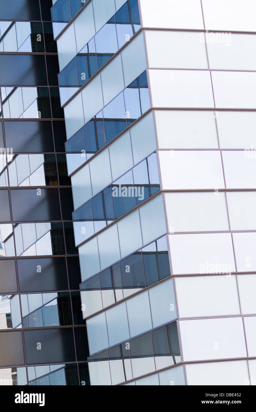 View of building exterior of contemporary building Stock Photo - Alamy