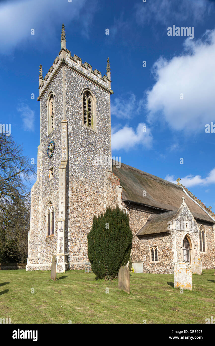 Woodbastwick Saints Fabian and Sebastian Church, Norfolk, England, UK ...