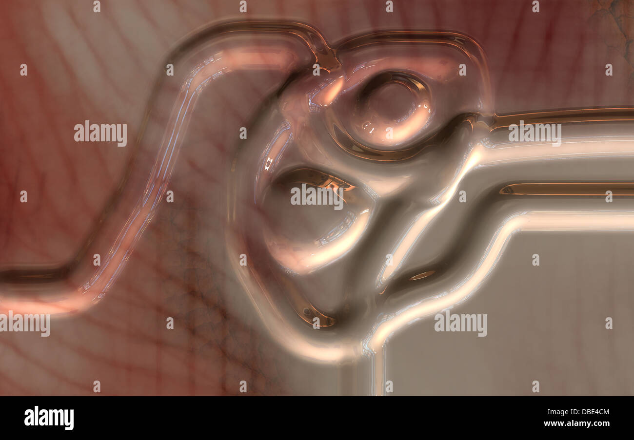 abstract digital background made in 3d software Stock Photo - Alamy