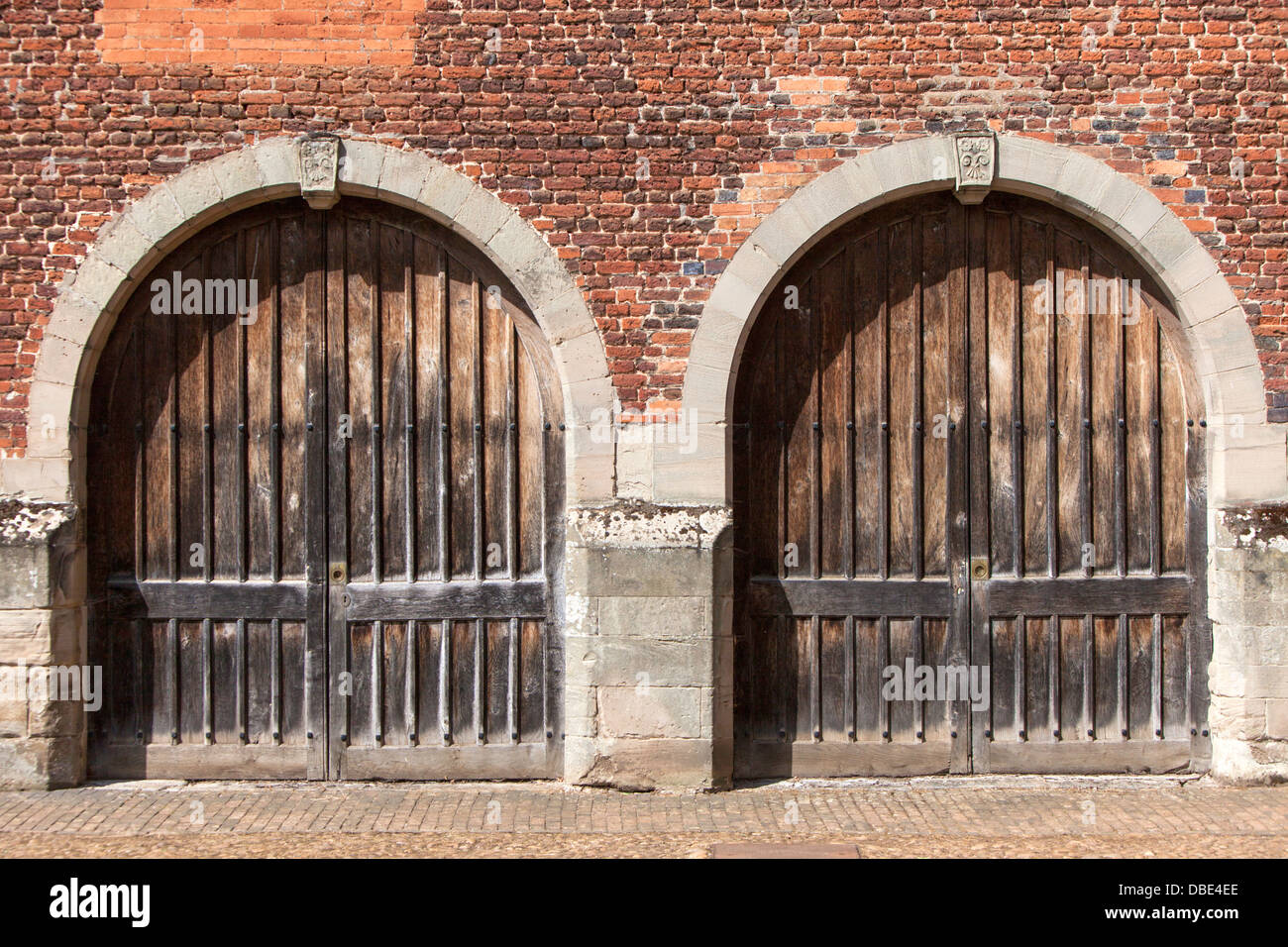 Historic stable building doors, England, UK Stock Photo - Alamy