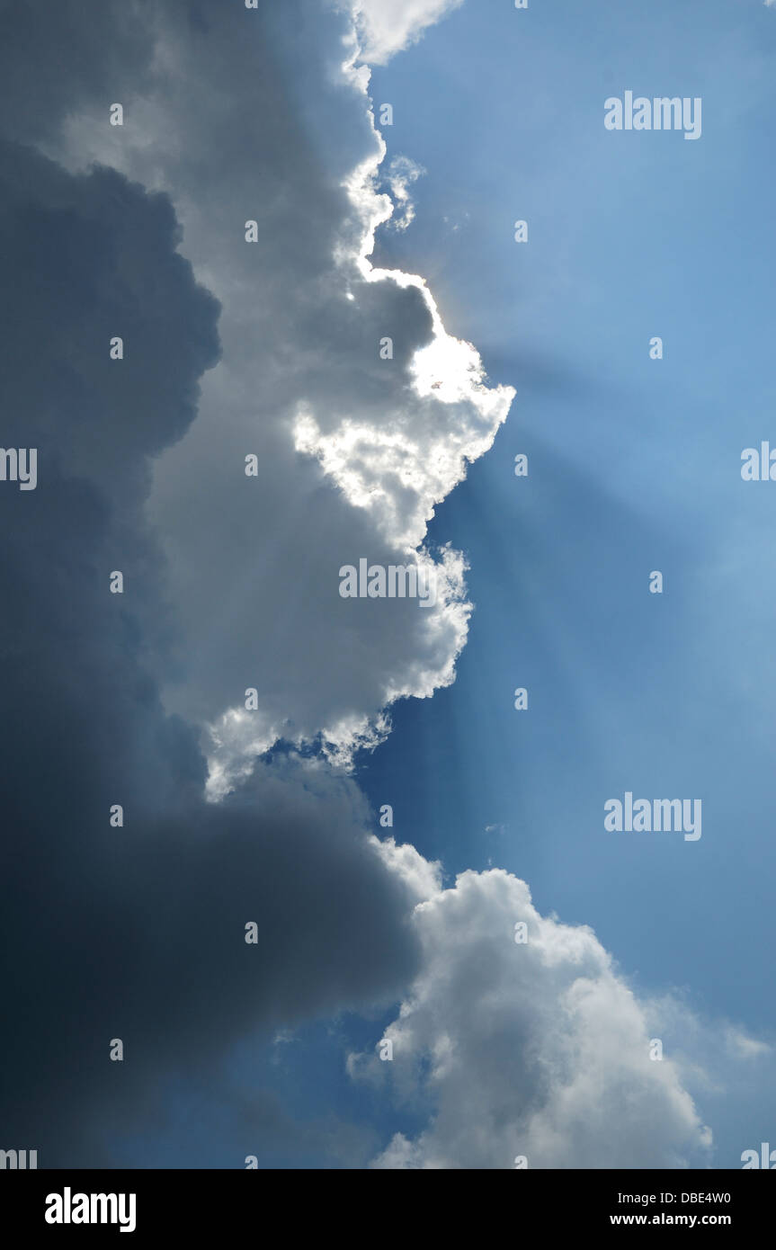 Light Rays Streaming Through Clouds High Resolution Stock Photography ...