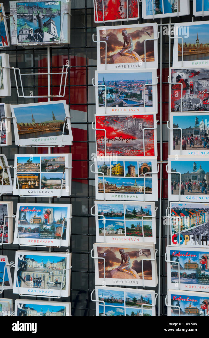 Denmark. Copenhagen. Postcards Stock Photo - Alamy