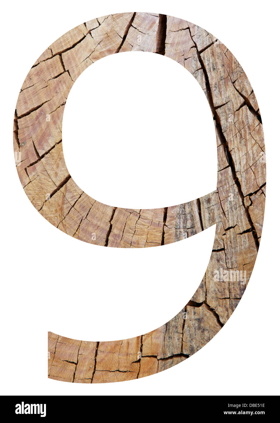 Number 9 wood Cut Out Stock Images & Pictures - Alamy