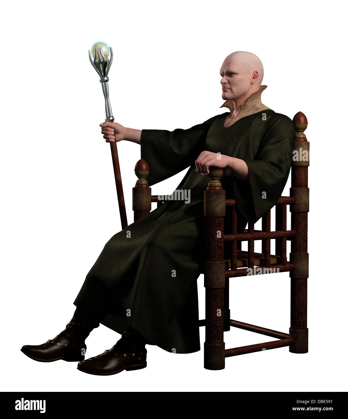 Seated throne Cut Out Stock Images & Pictures - Alamy
