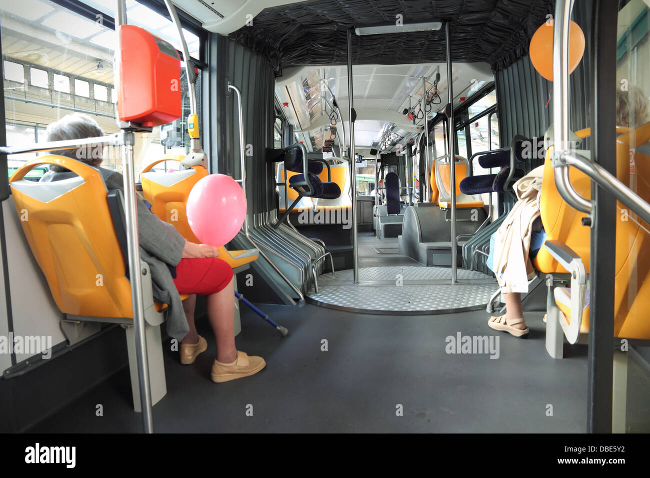 Passengers Inside A Bus High Resolution Stock Photography and Images ...