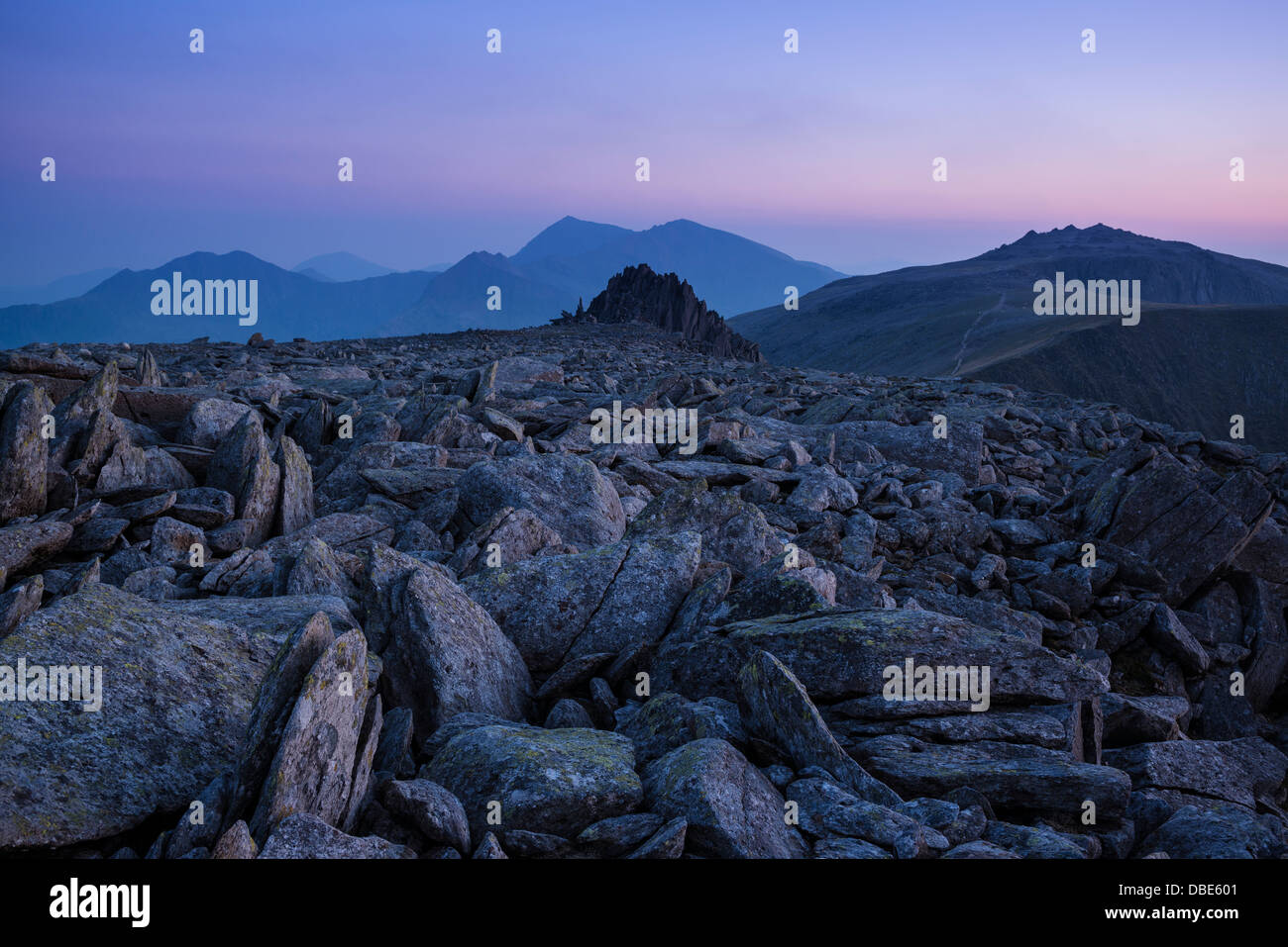 Castell y Gwynt - Castle of the wind with Snowdon in the background ...