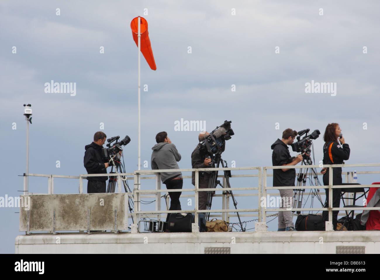Airshow commentator hi-res stock photography and images - Alamy
