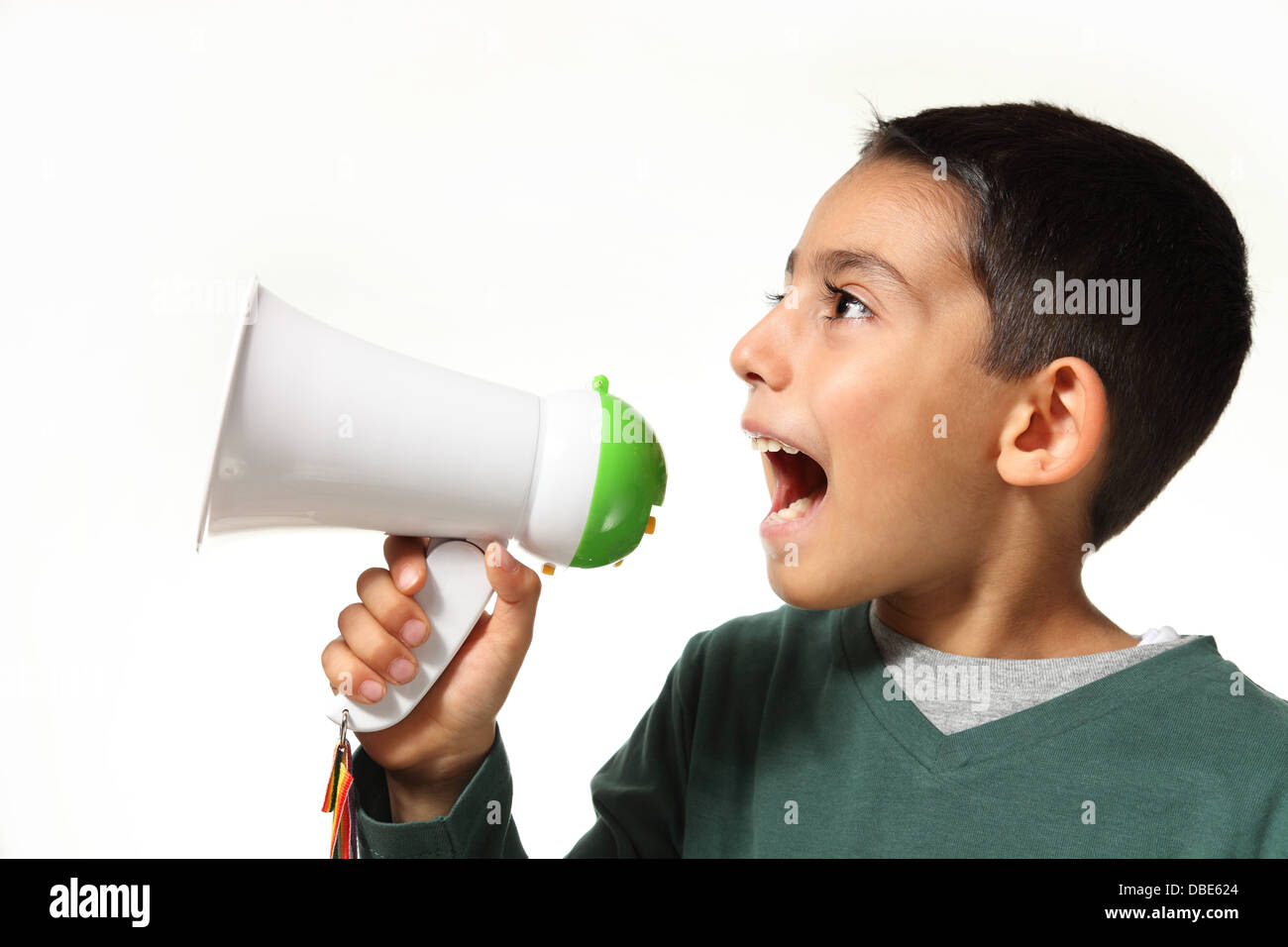 Boy child shouting loud noise hi-res stock photography and images - Alamy