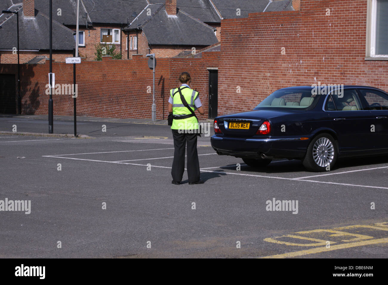 Female traffic warden hi-res stock photography and images - Alamy