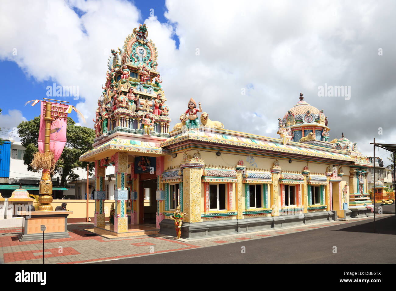 Hindu temple, port louis, mauritius hi-res stock photography and images ...