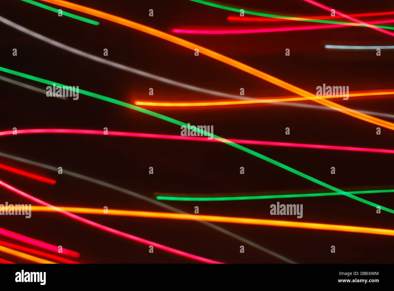 Streaks of colorful lights in motion Stock Photo - Alamy