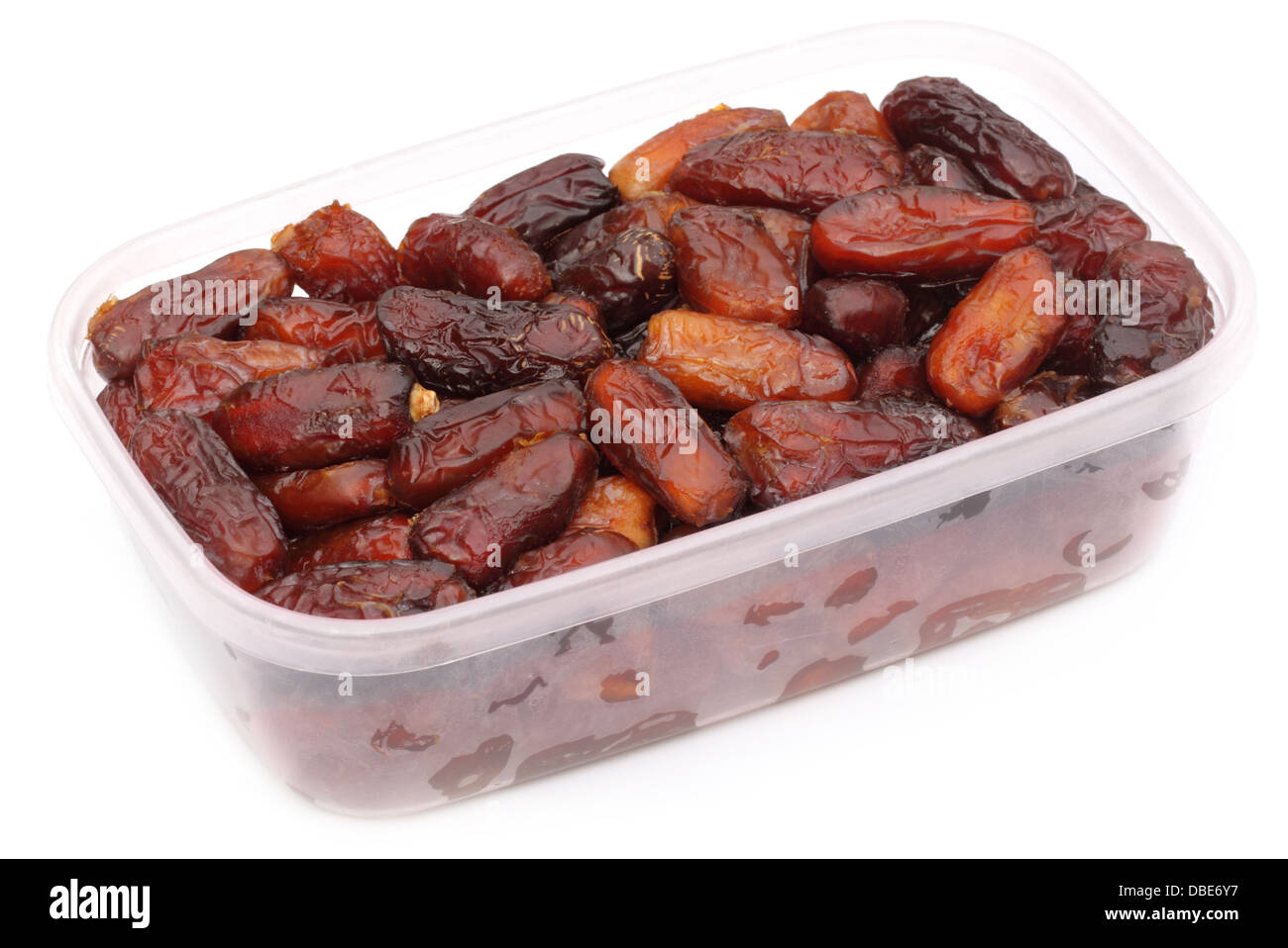 Fresh Arabian Dates in a plastic bowl Stock Photo - Alamy