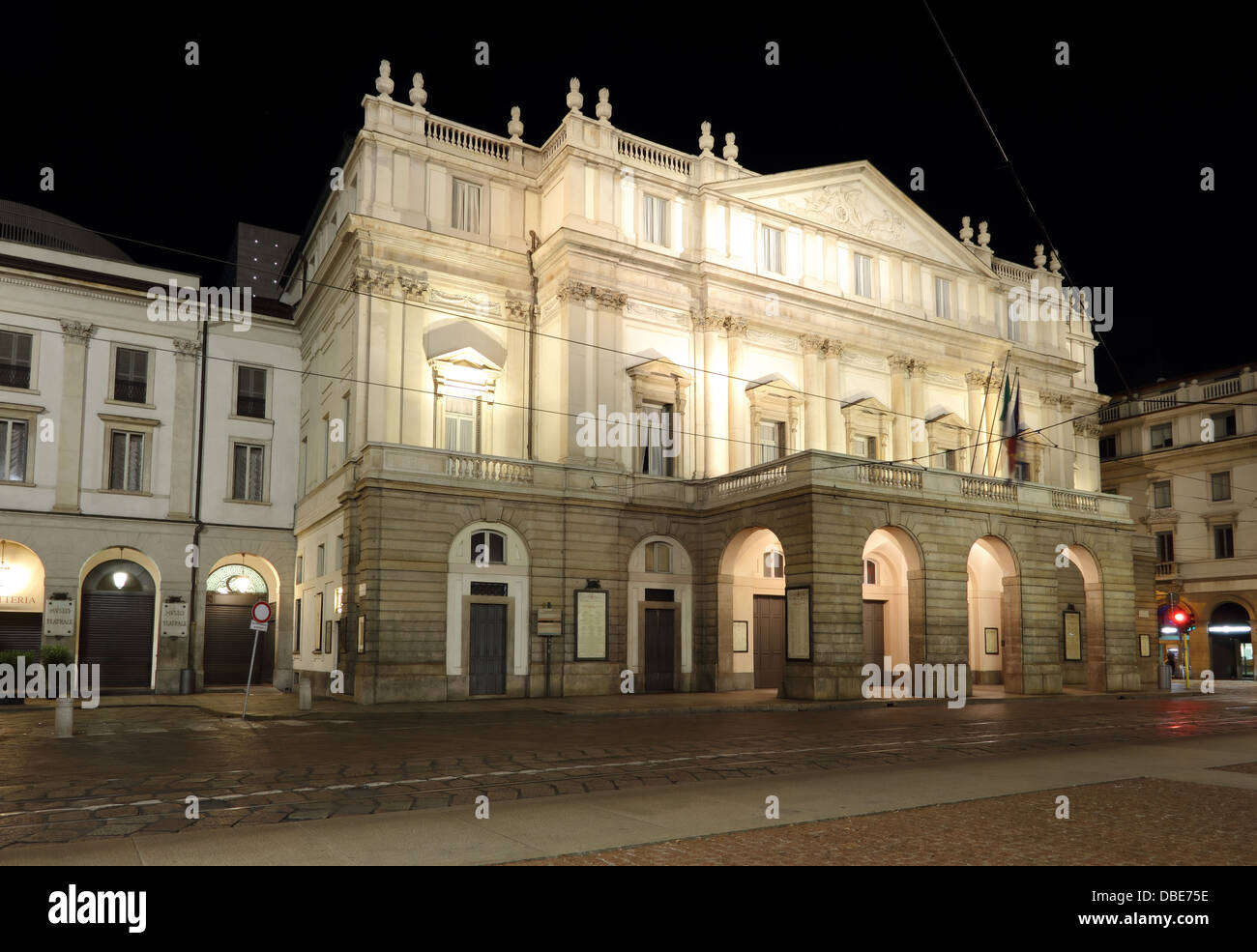 Teatro alla Scala opera house, The most famous italian theatre in Milan ...