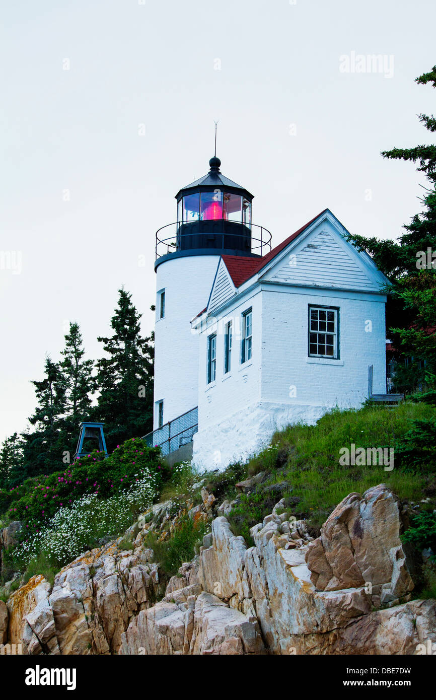 Bass Harbor Head Lighthouse, Mount Desert Island, Acadia National Park ...