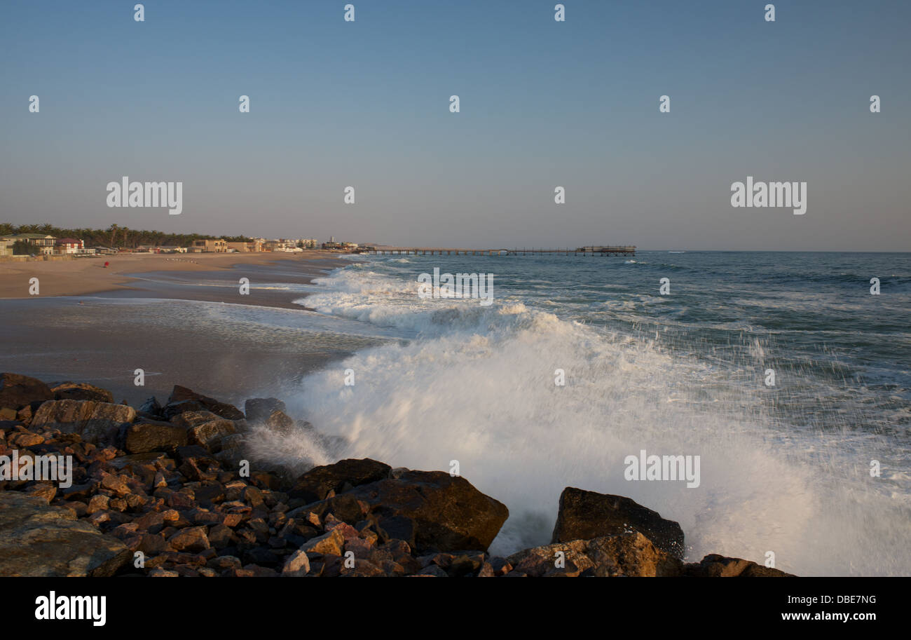 Sunset at the beach in namibia hi-res stock photography and images - Alamy
