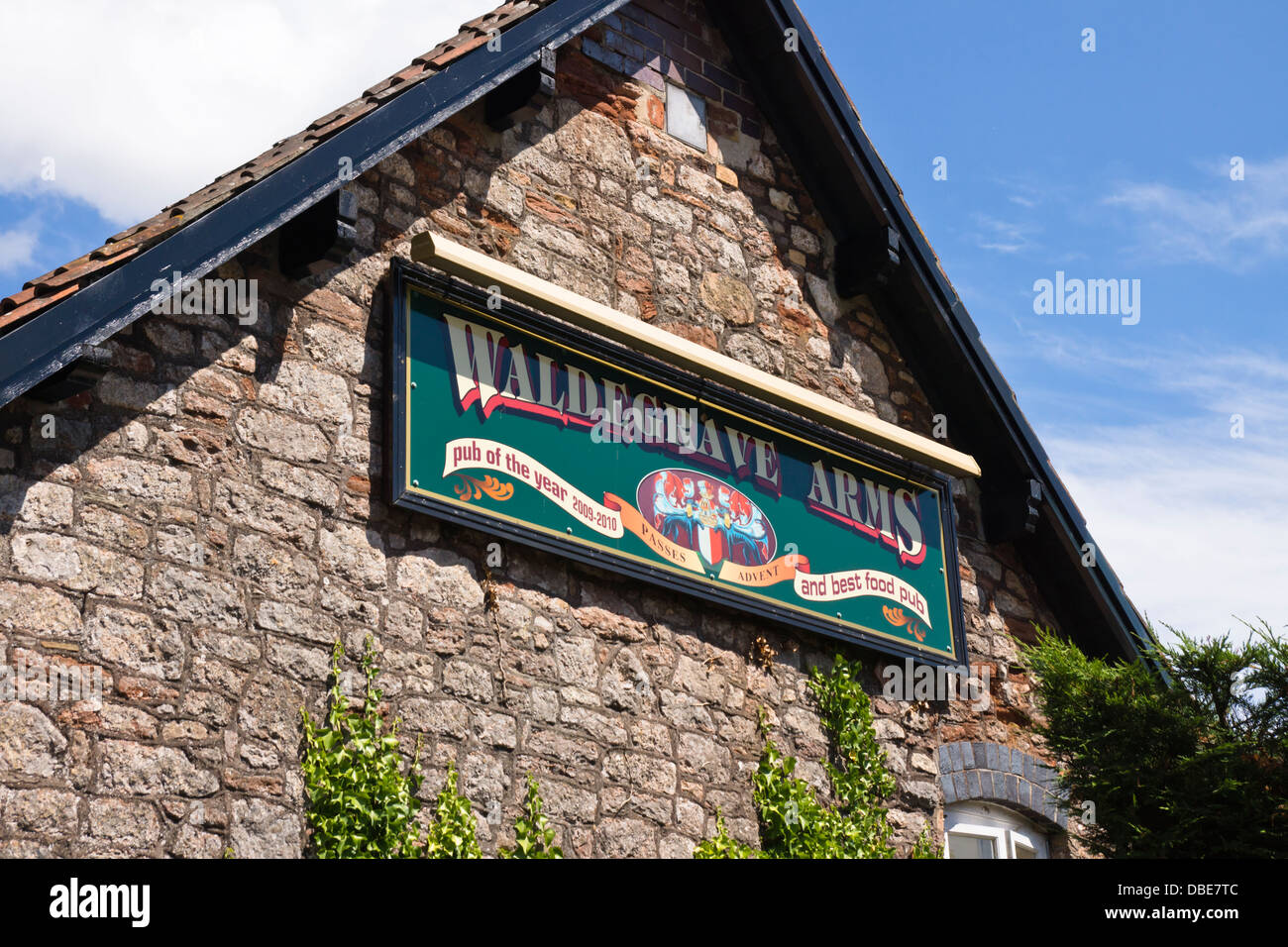 East Harptree a village in Somerset England UK Waldegrave Arms Pub ...