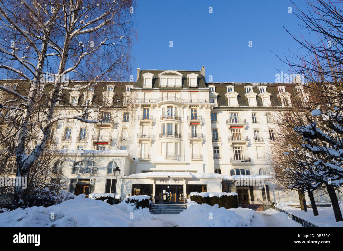 Europe, France, French Alps, Haute-Savoie, Chamonix, Alpine Museum ...