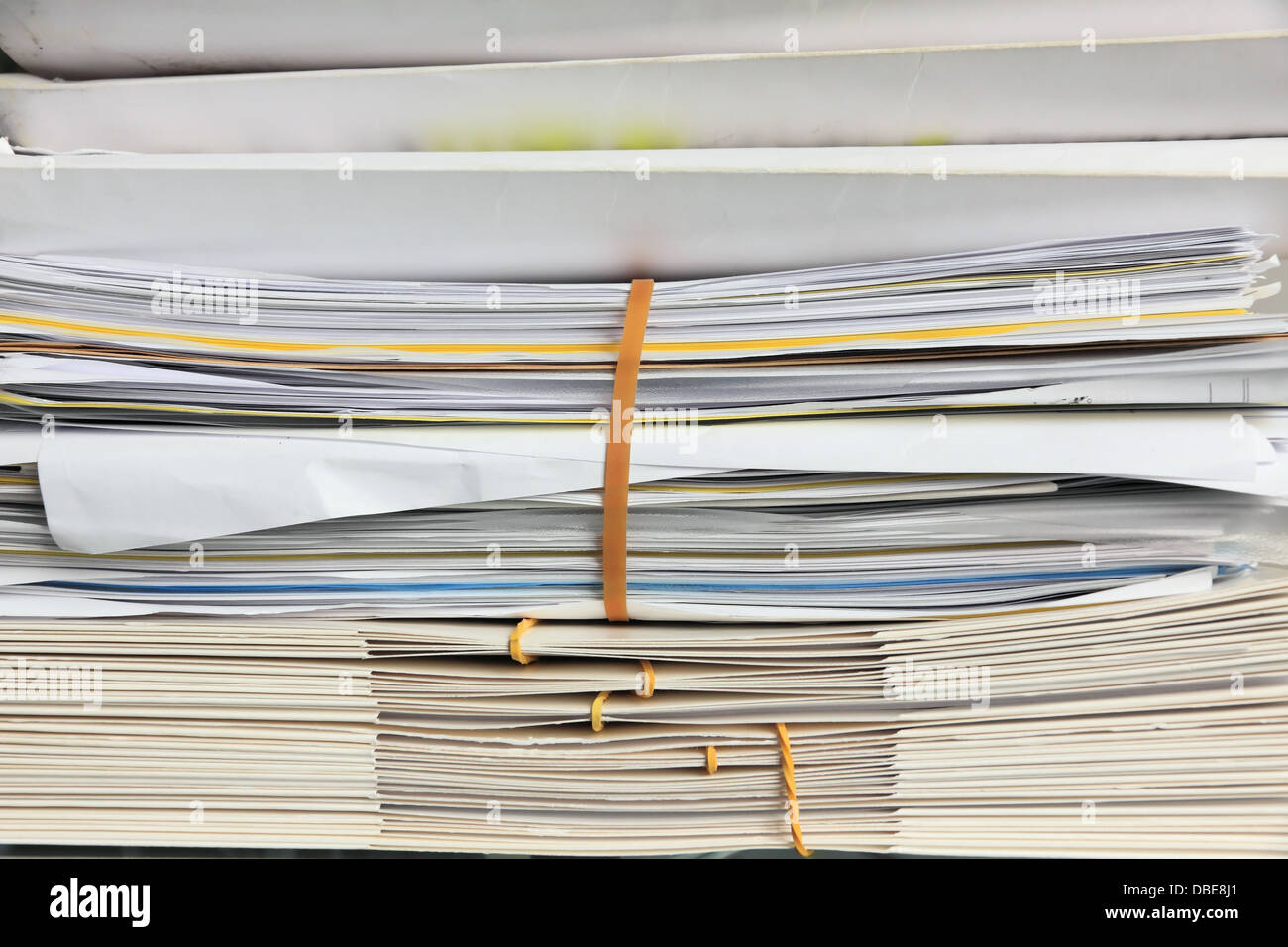 Stack file folders papers hi-res stock photography and images - Alamy