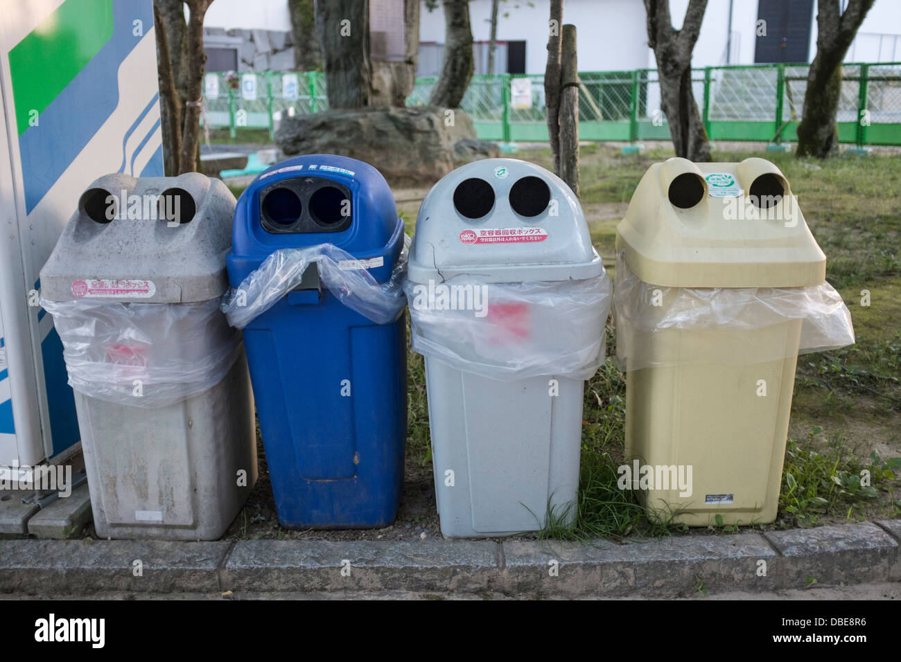 Recycling bins Japan Stock Photo - Alamy