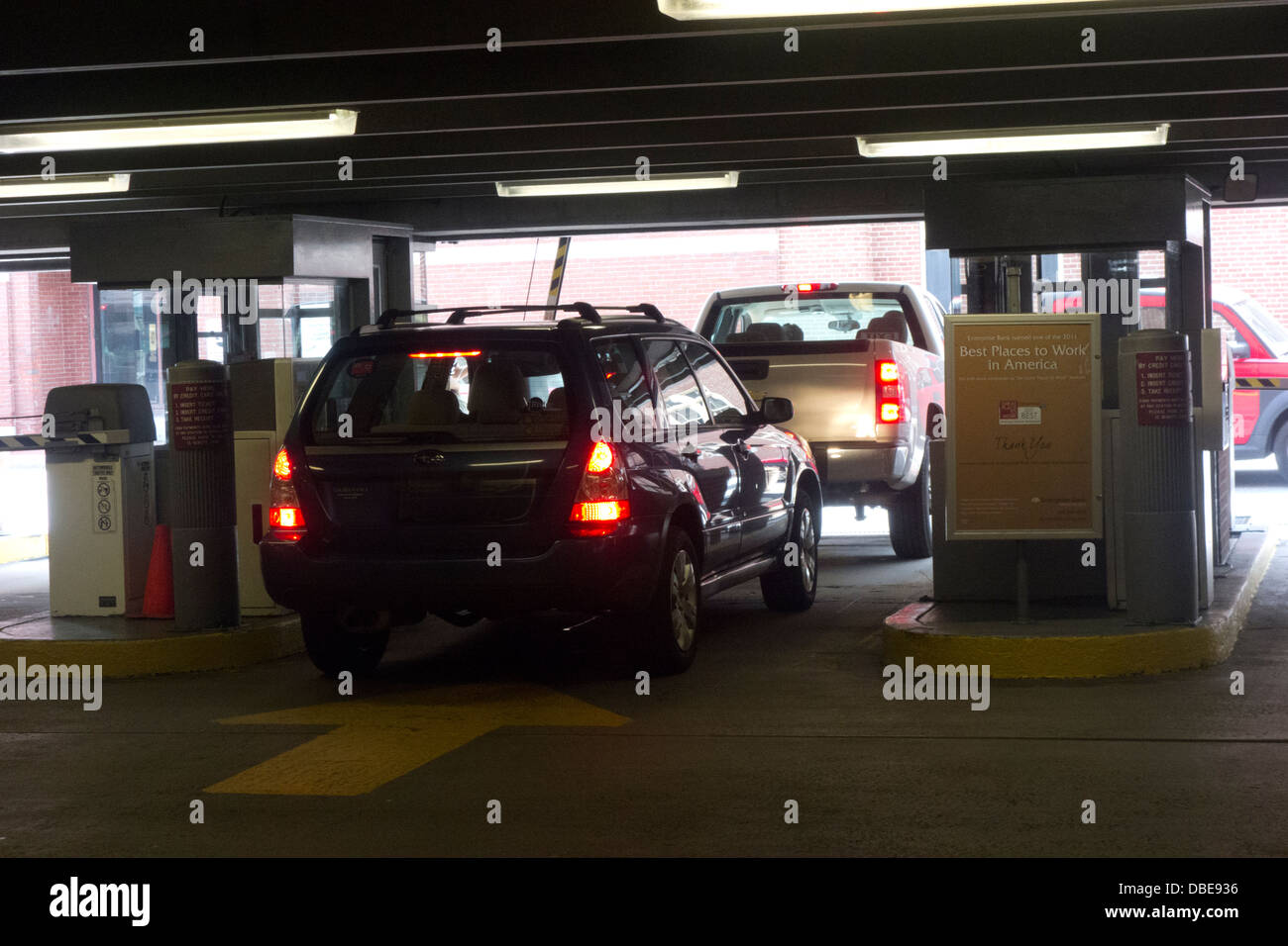 Exit ramp parking garage hi-res stock photography and images - Alamy