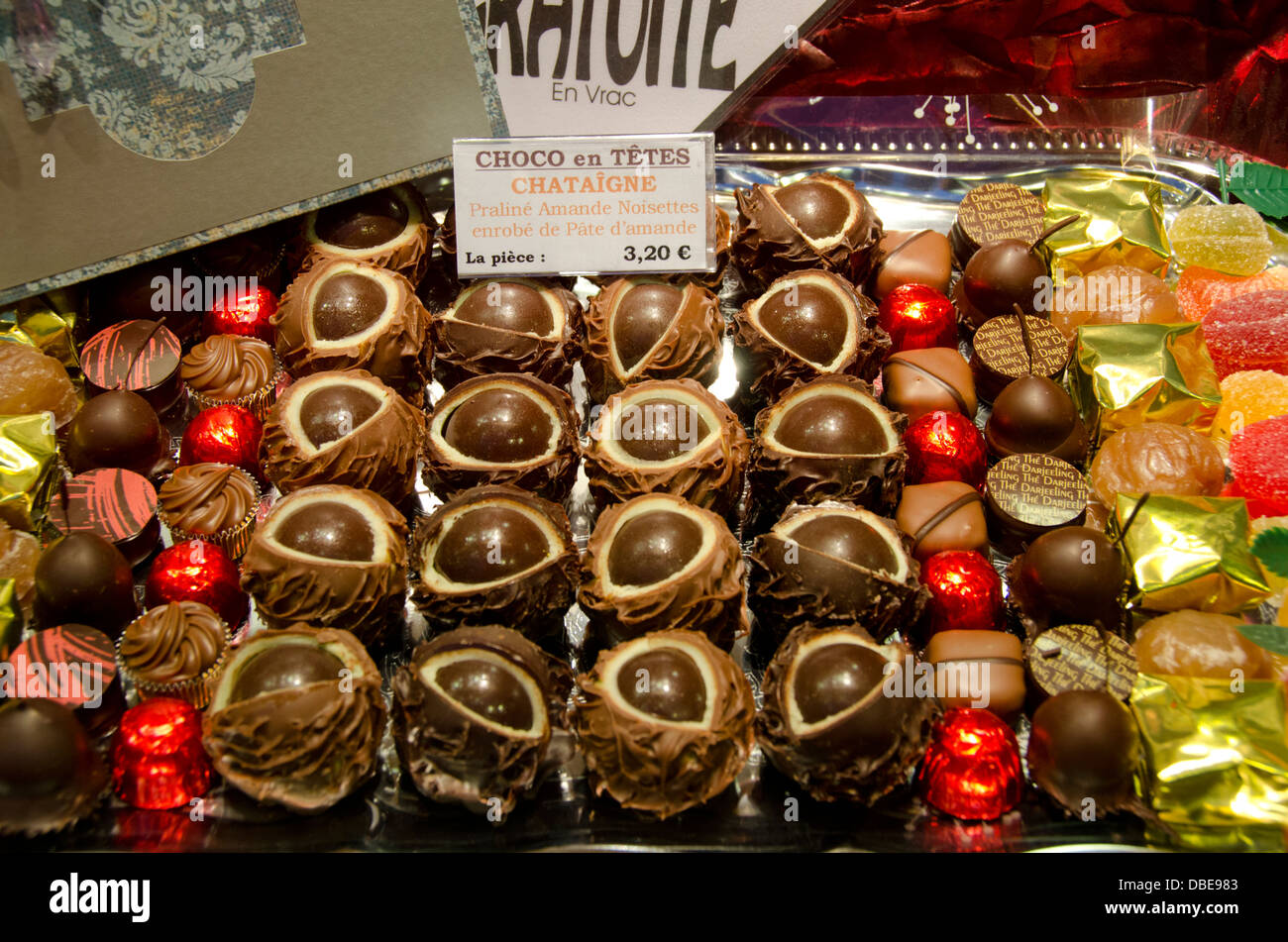 France, Alsace, Colmar. Christmas Market in the historic city of Colmar ...